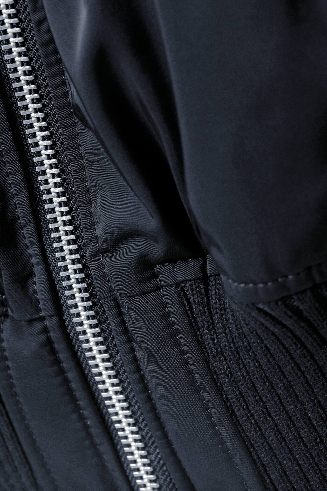 Women's Dark Blue Padded Bomber Jacket | H&M GB