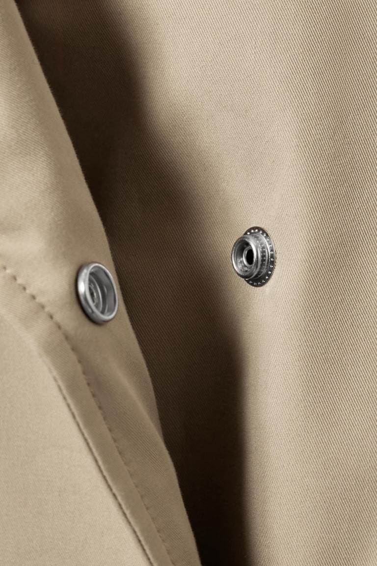 oversized double-breasted trench coat - Beige | Weekday WW