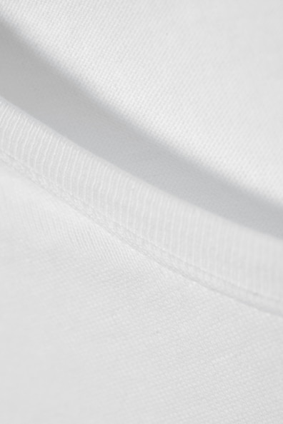 slim long-sleeved cotton top - White | Weekday GB