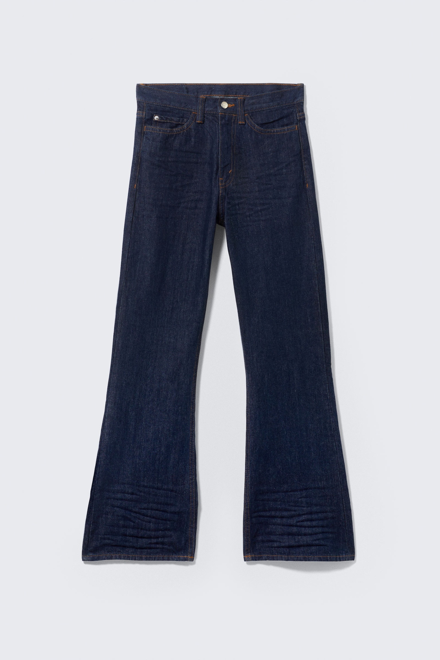 boo bootleg low waist regular bootcut jeans - Blue Rinse - Dark Blue ...