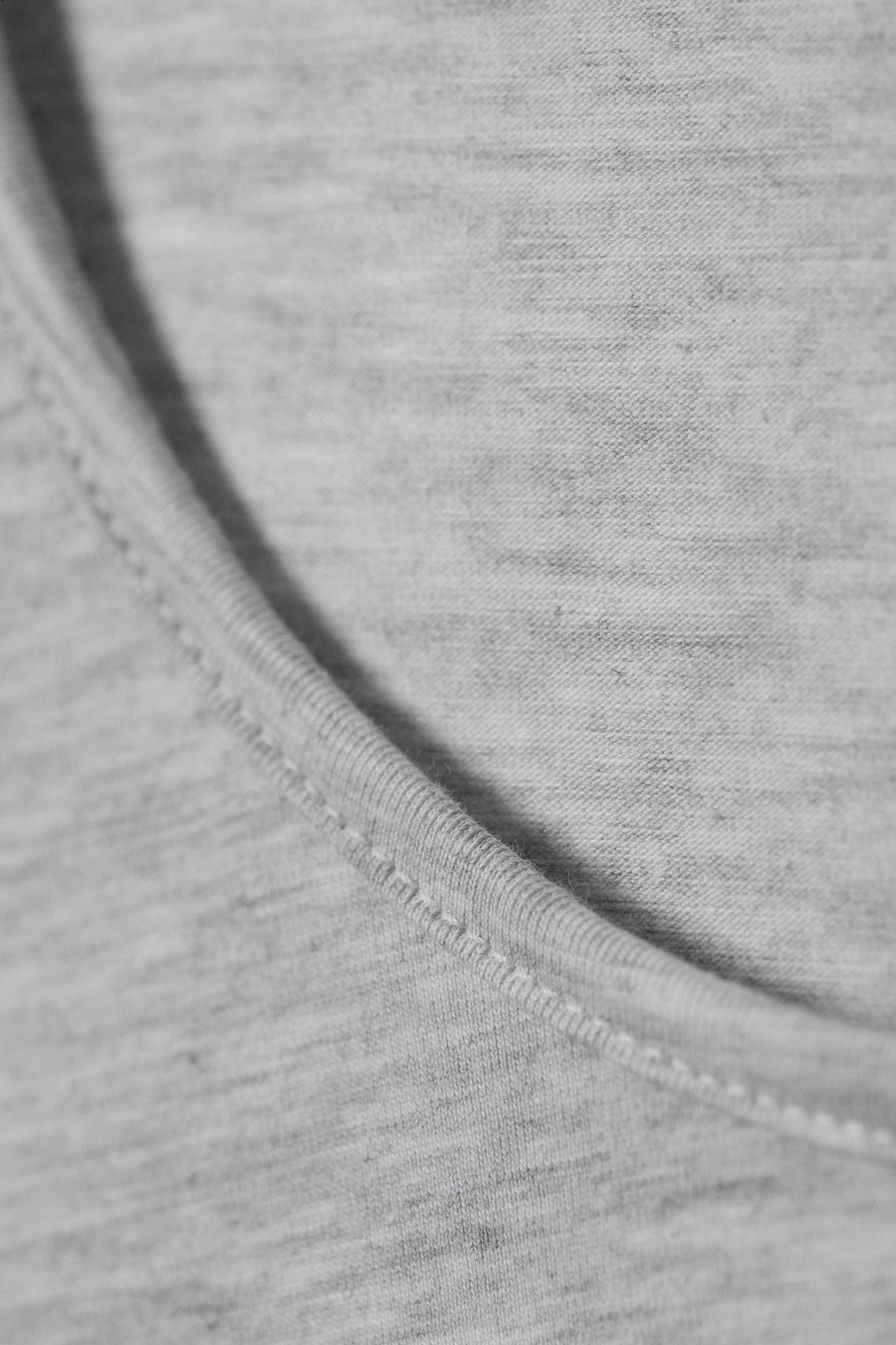 Top Slim Fit à manches longues - Gris chiné - FEMME | H&M BE