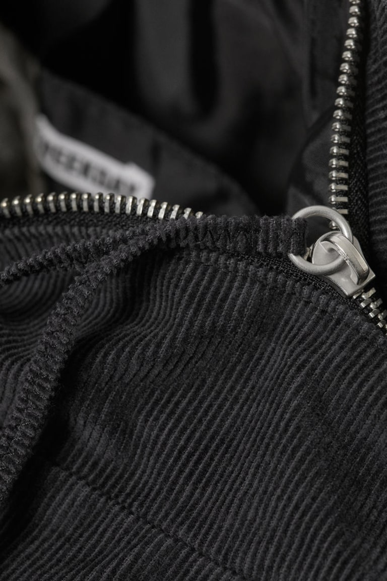 rectangular corduroy shoulder bag - Black | Weekday WW