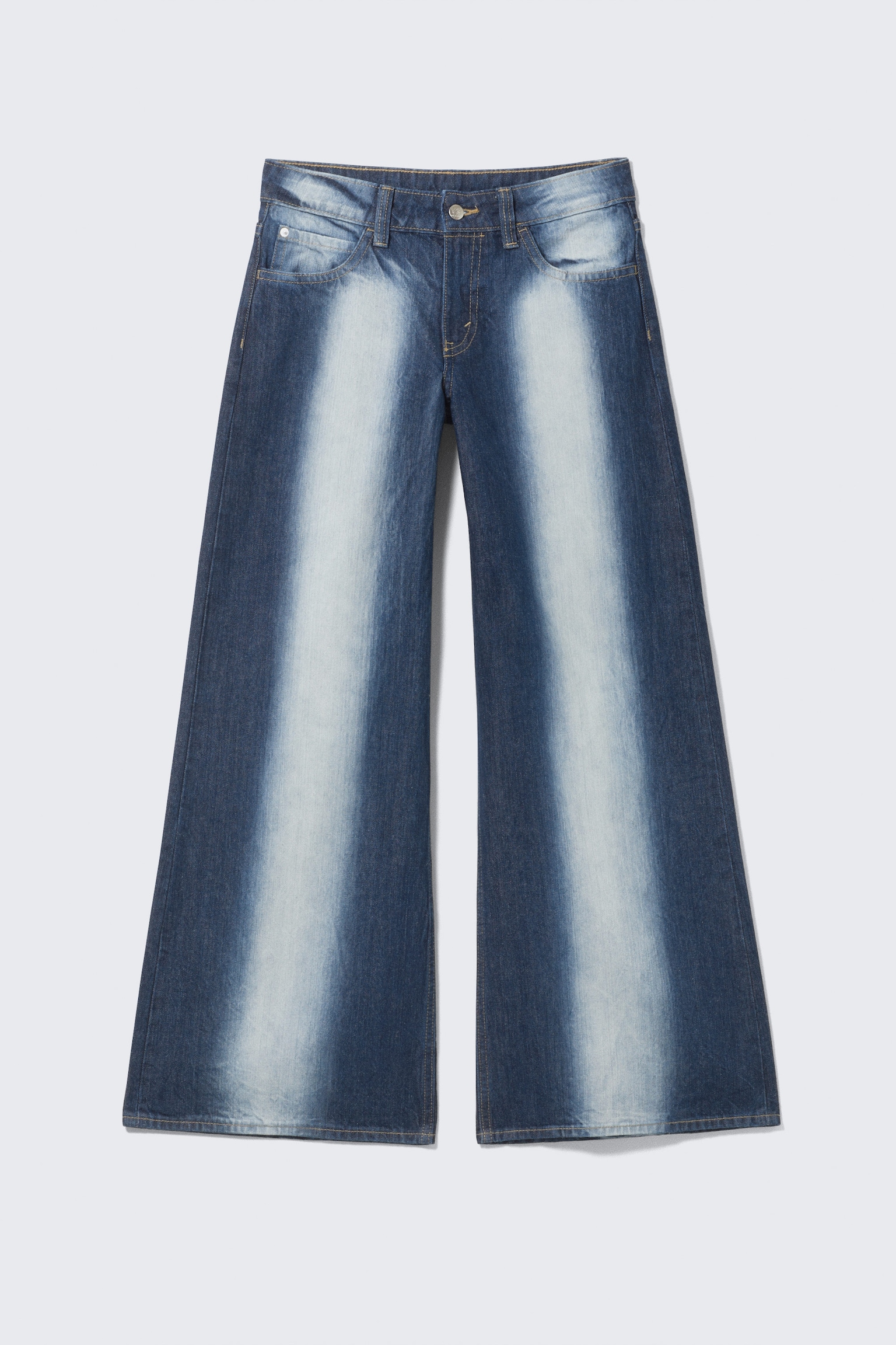 poser regular waist loose wide jeans - Blue Spray | Cheap Monday WW