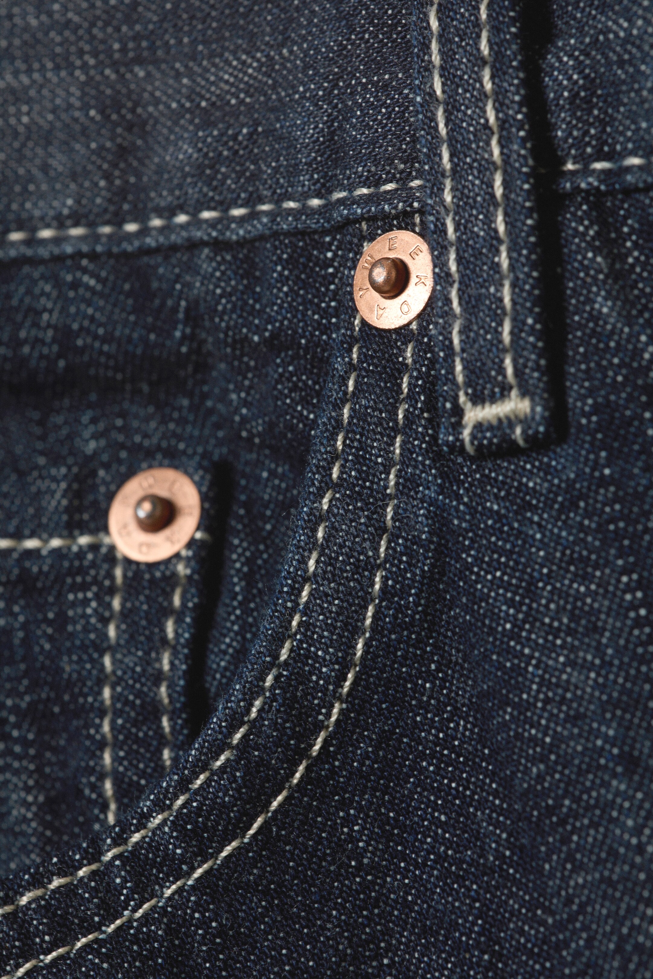 Galaxy Mid Rise Loose Straight Leg Jeans - Blue Rinse - Dark Blue - Men ...