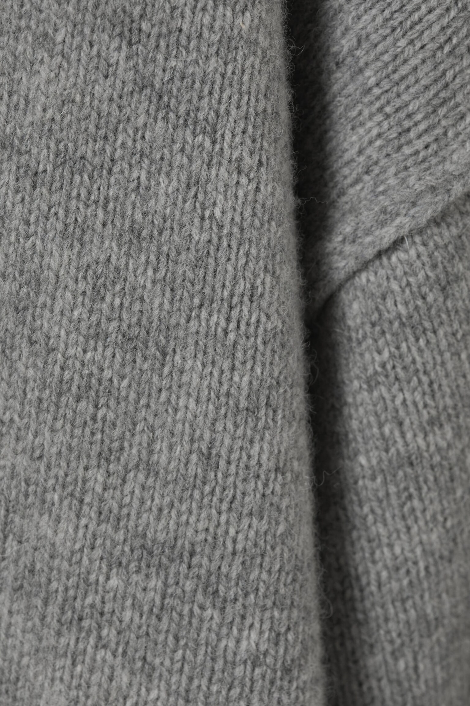 loose knitted wool sweater - Grey Melange | Weekday WW