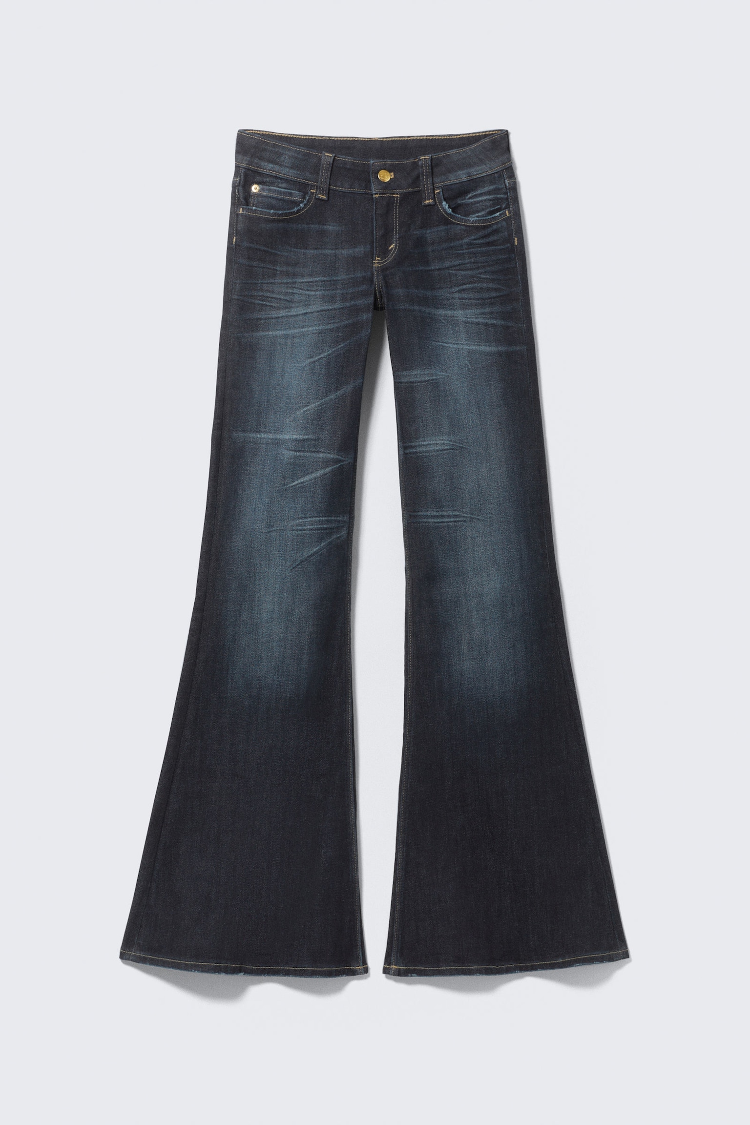 flare low waist flared skinny jeans - Star Blue | Cheap Monday GB