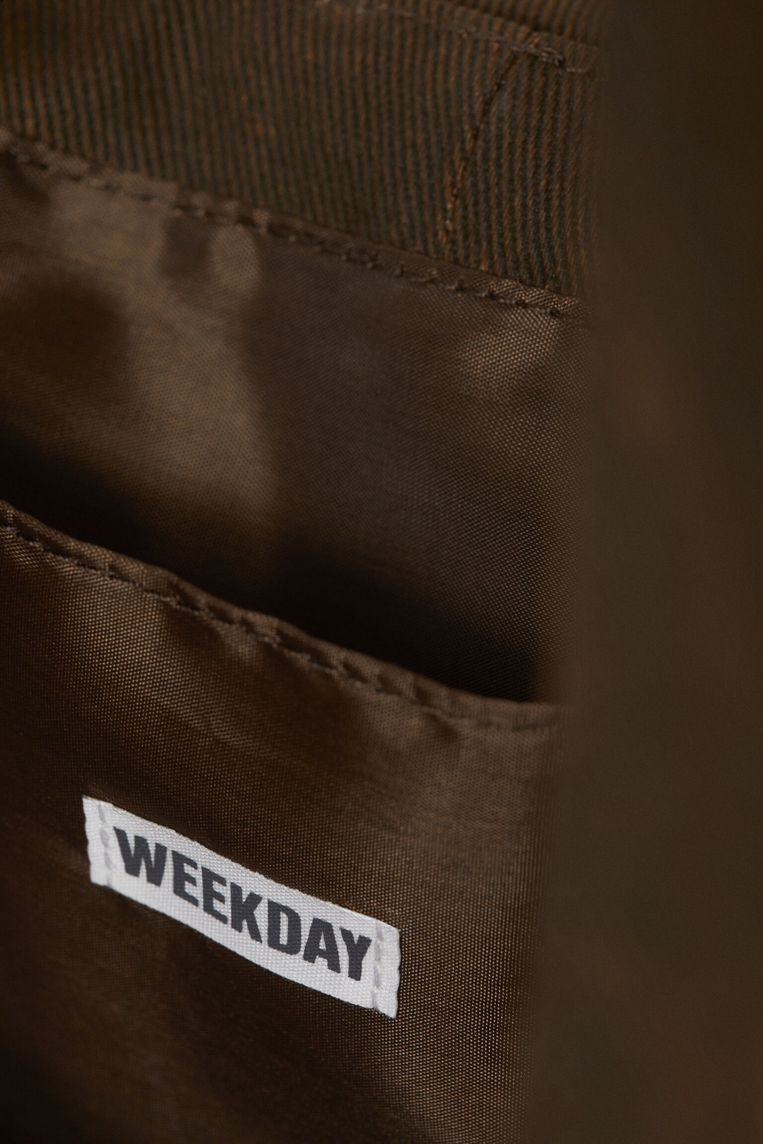 structured buckle canvas shoulder bag - Brown | Weekday WW