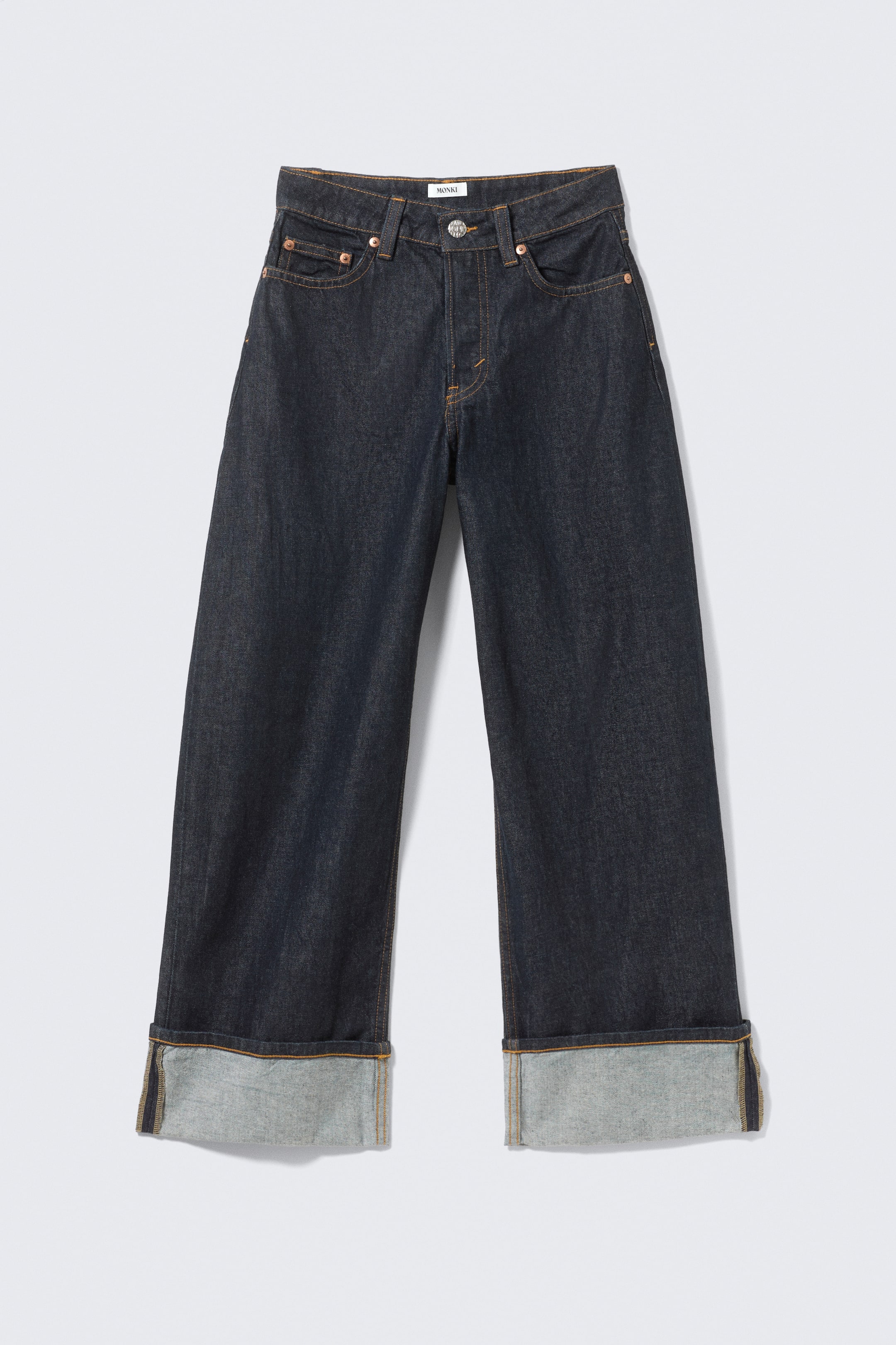 Peggy Low Rise Loose Baggy Jeans - Blue Rinse – Bleu foncé - FEMME | H&M BE