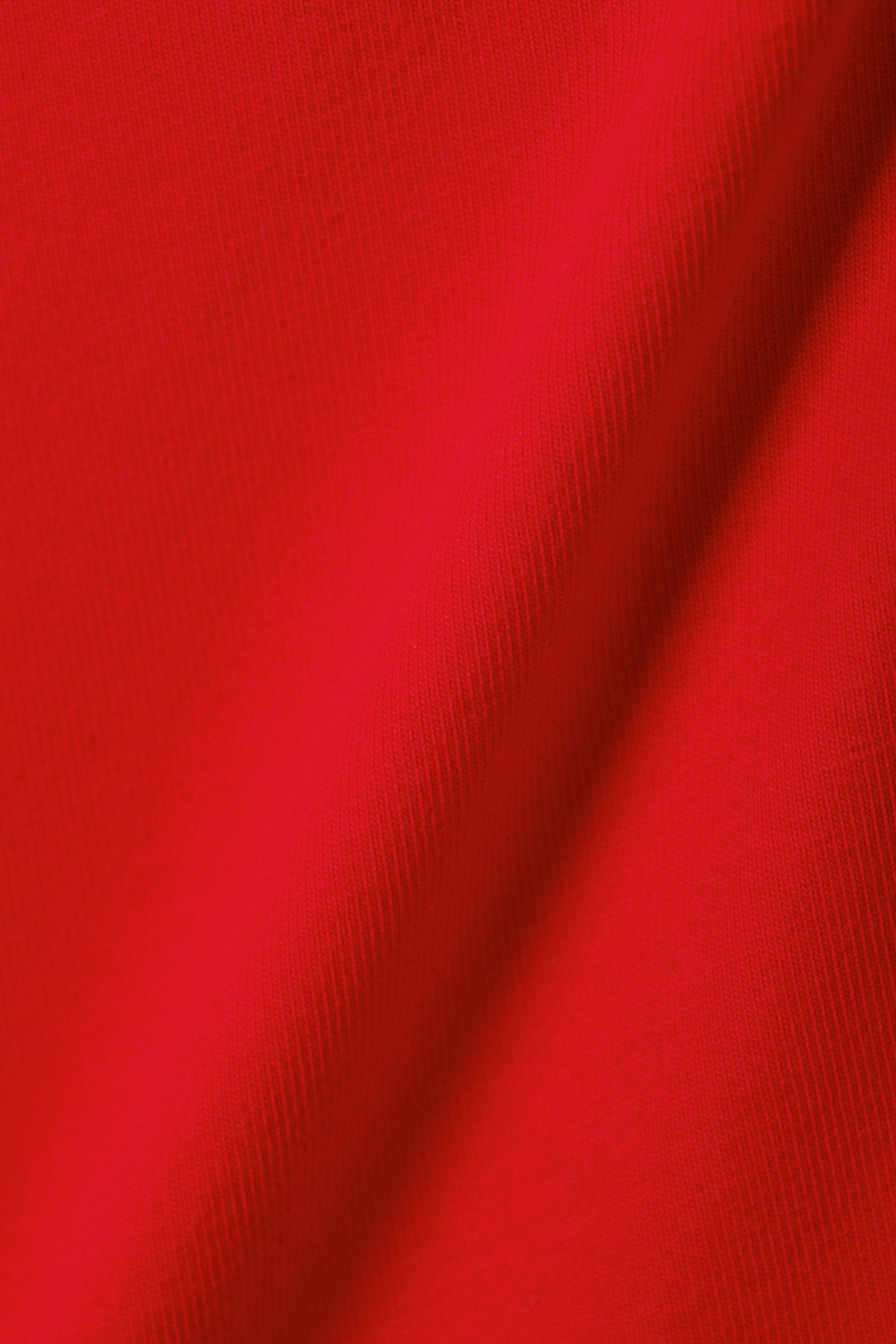 slim fitted cotton singlet - Bright Red | Weekday GB