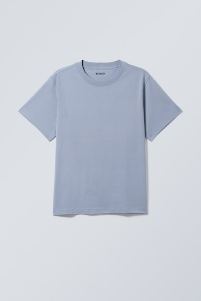 classic fit t-shirt - Light Dusty Blue | Weekday WW