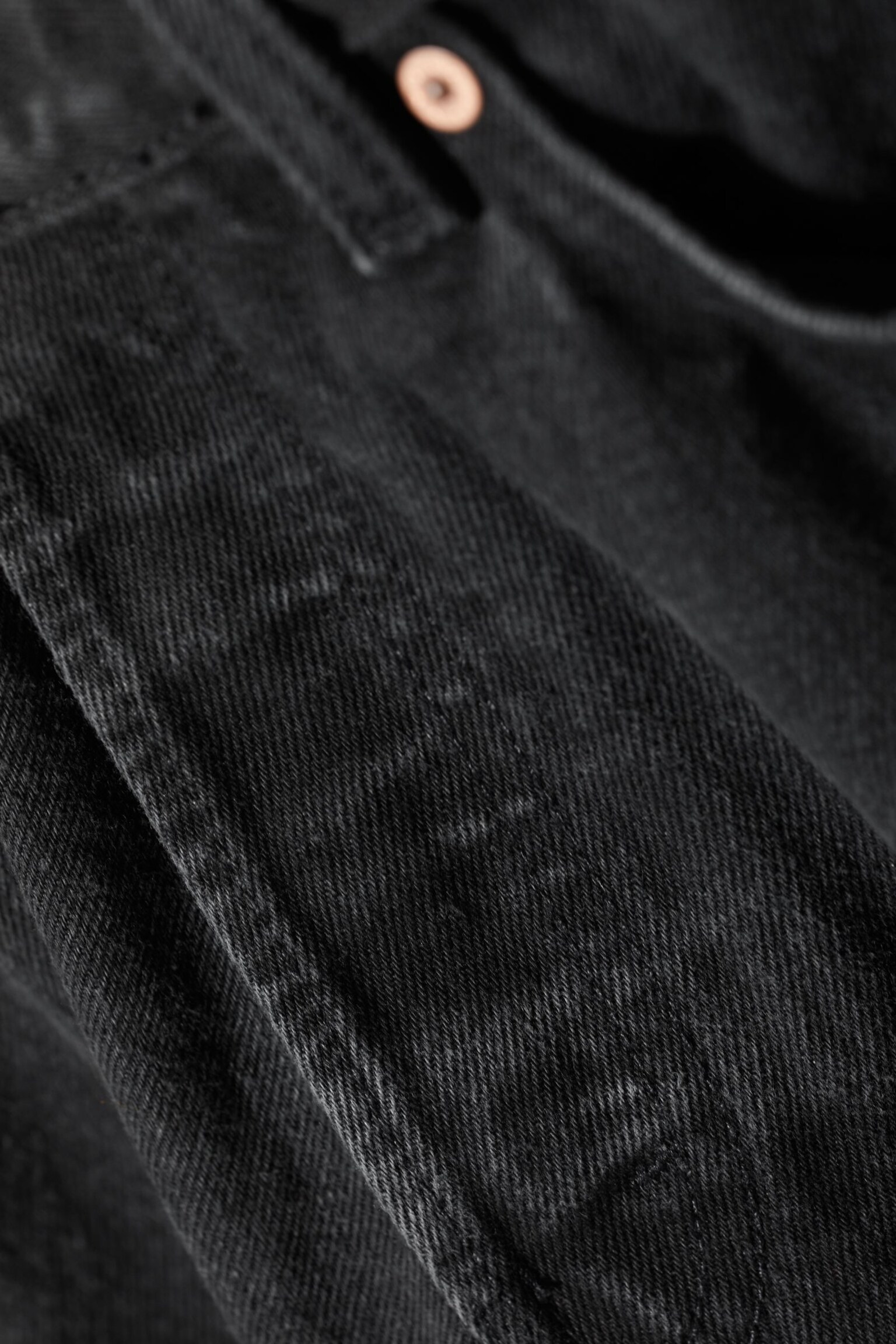 space relaxed straight leg jeans - Tuned Black - Schwarz | Weekday DE