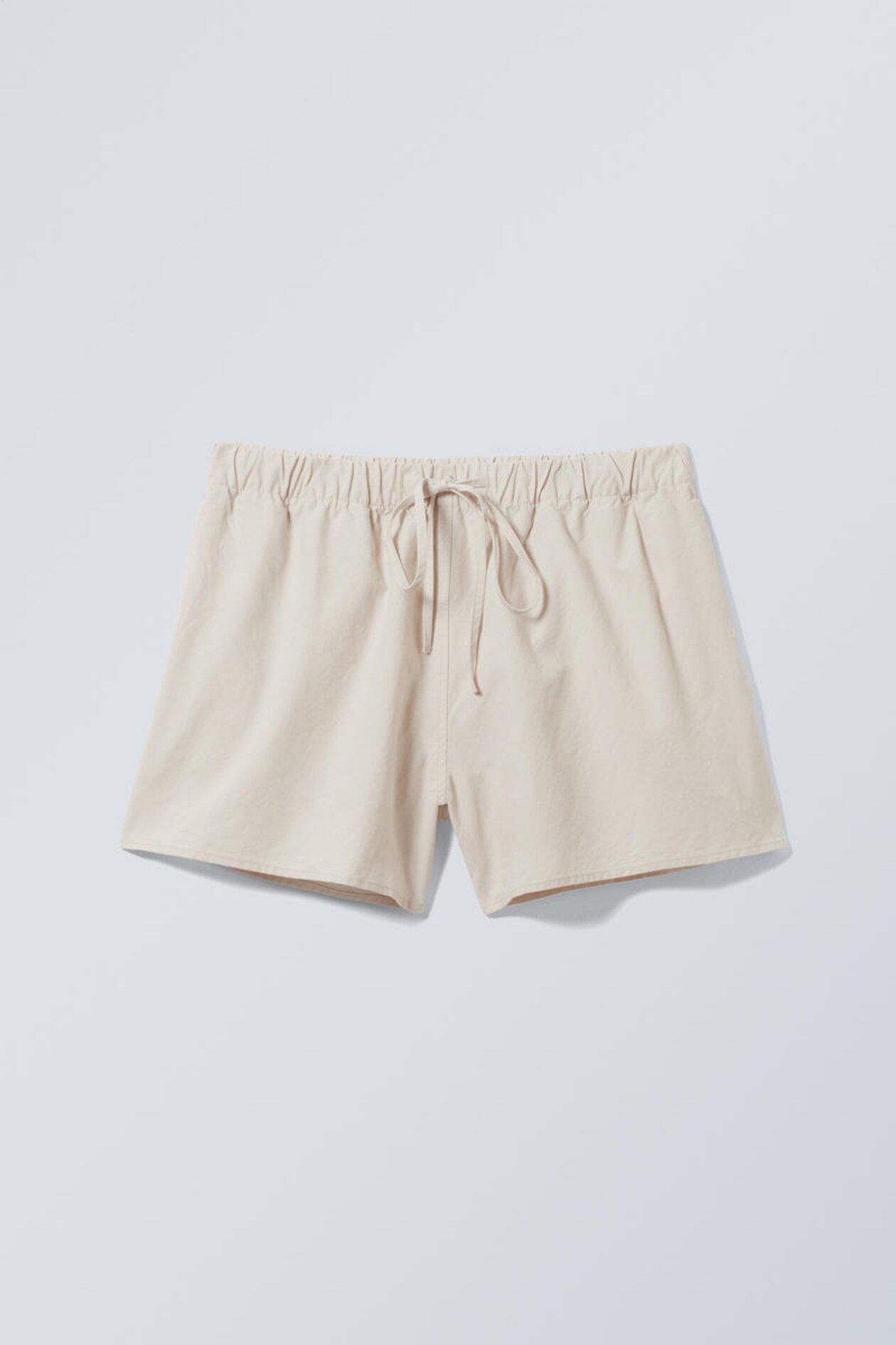 vida tvättade pull-on shorts - Ljusbeige | Weekday SE