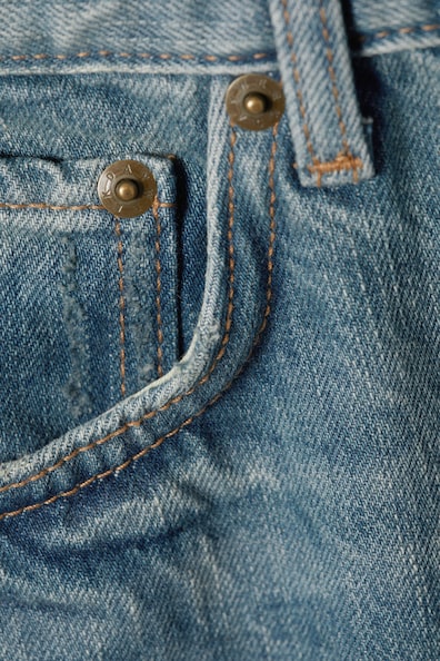 sphere low rise loose straight jeans - Cyan Dust - Medium Blue | Weekday WW