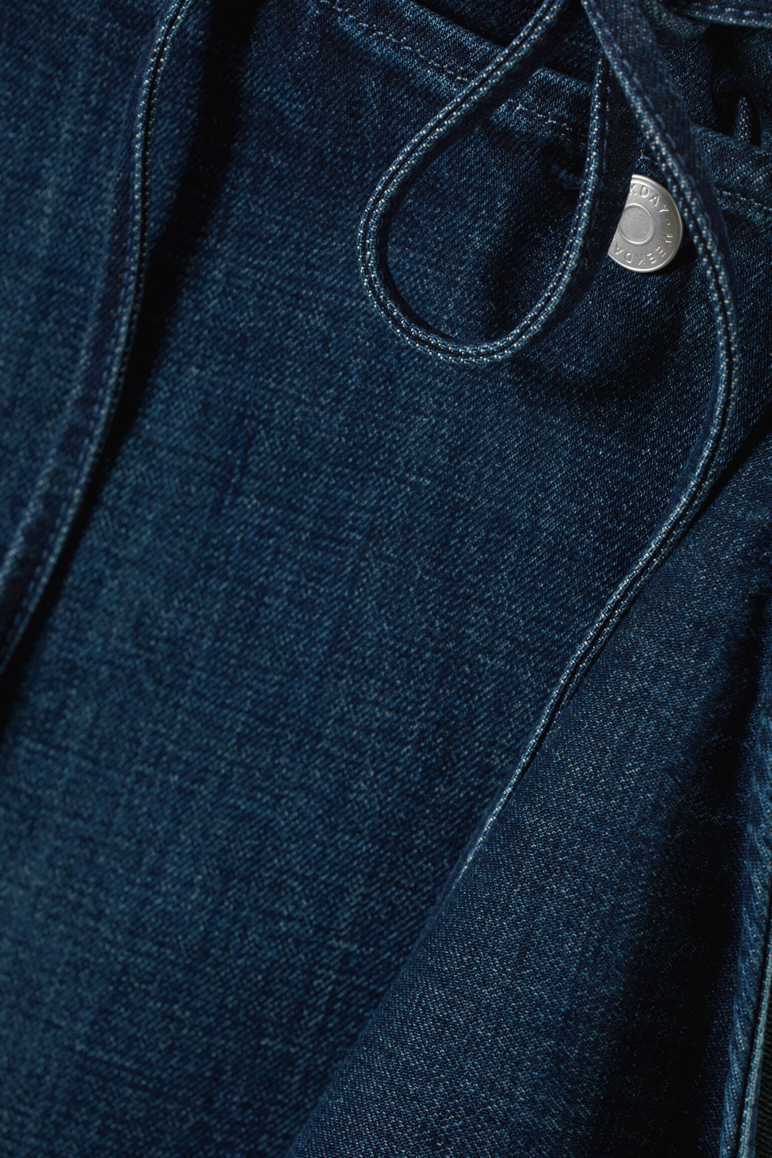 short denim wrap skirt - Sapphire Blue | Weekday GB