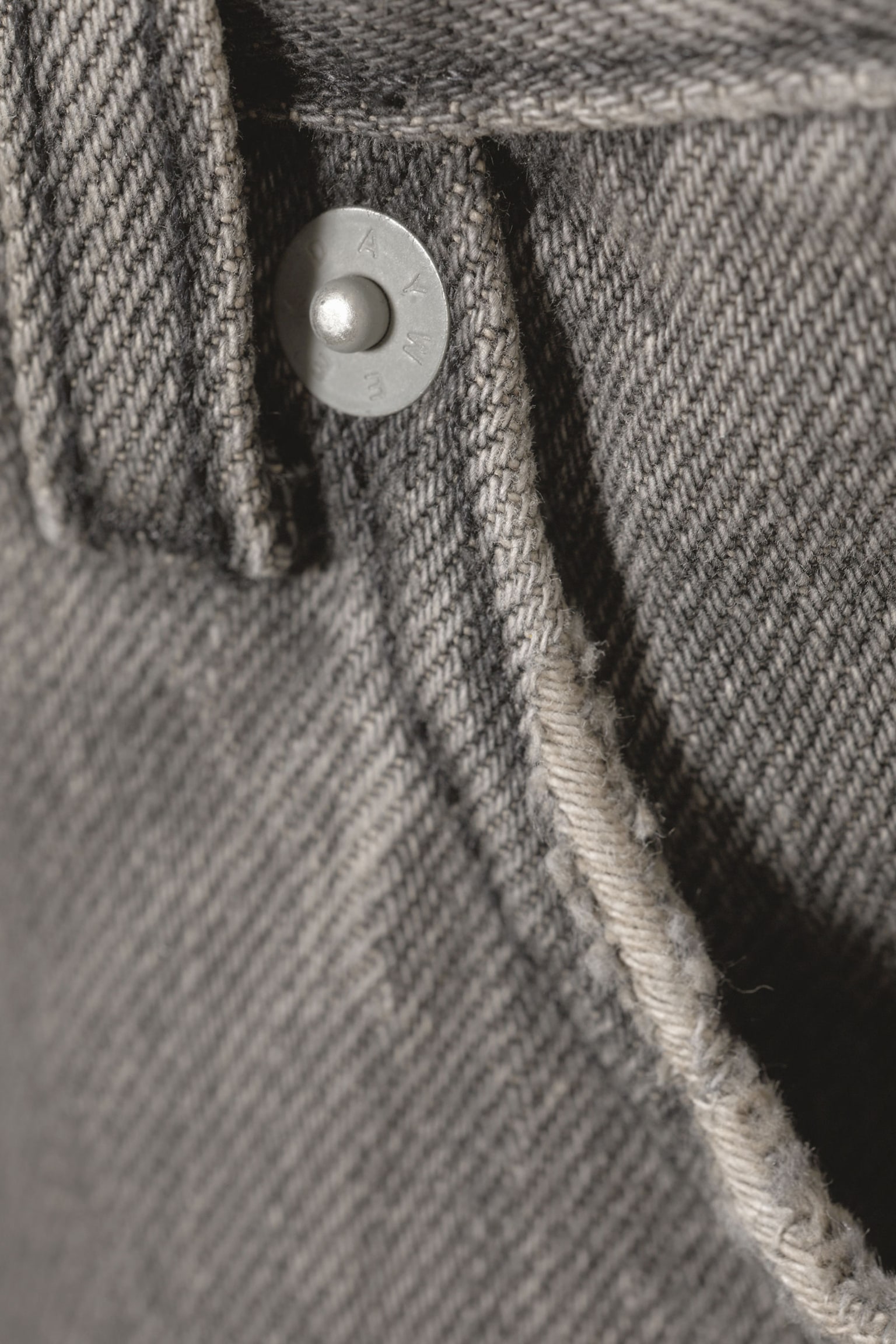 galaxy mid rise loose straight leg unisex jeans - Clay Grey - Grey ...