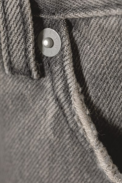 galaxy mid rise loose straight jeans - Clay Grey - Grey | Weekday GB