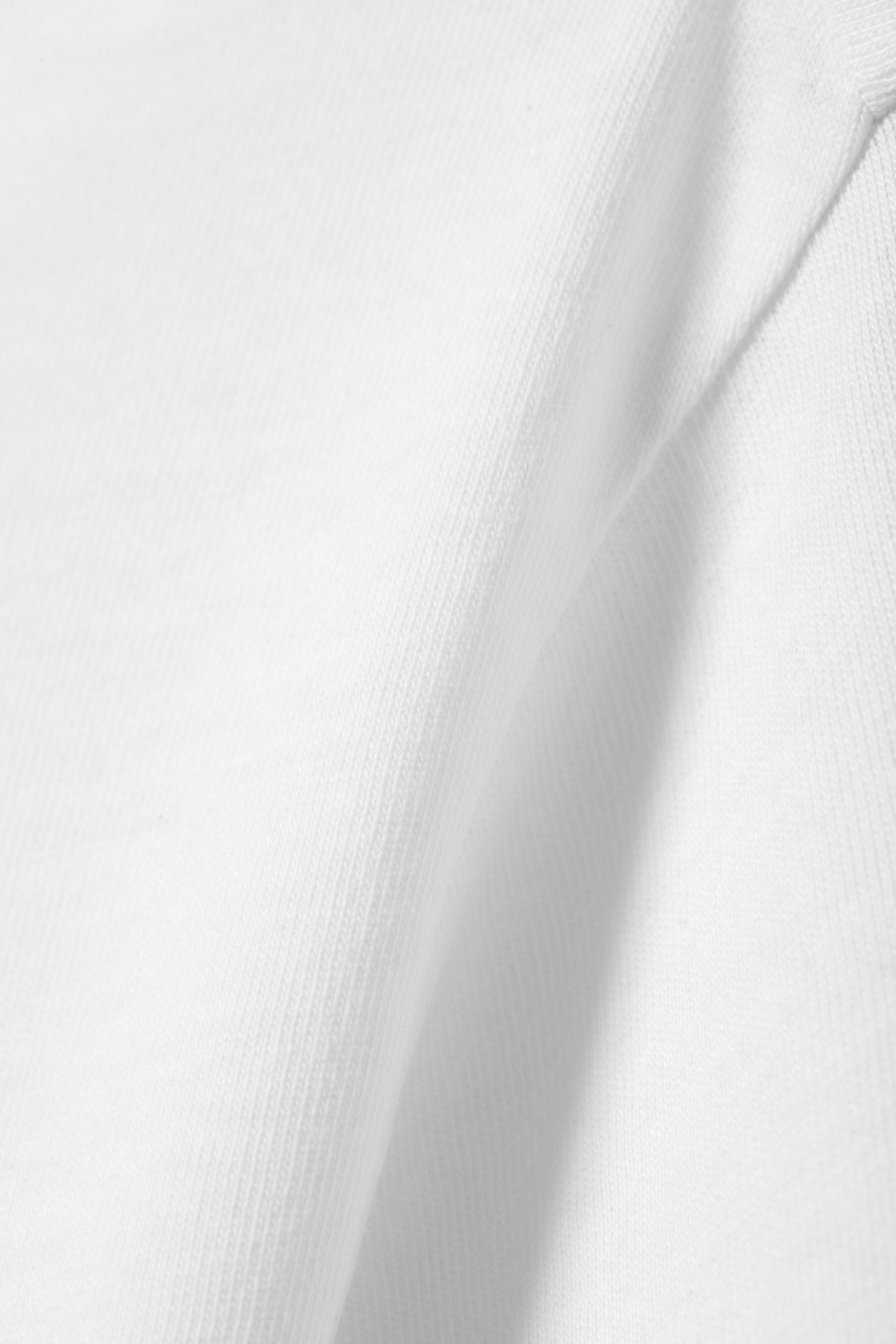 soft long-sleeved cotton jersey top - White | Weekday GB