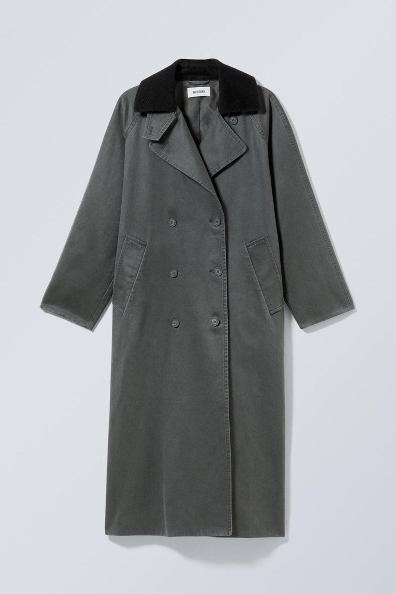 jones waxed coat - Dark Green | Weekday GB