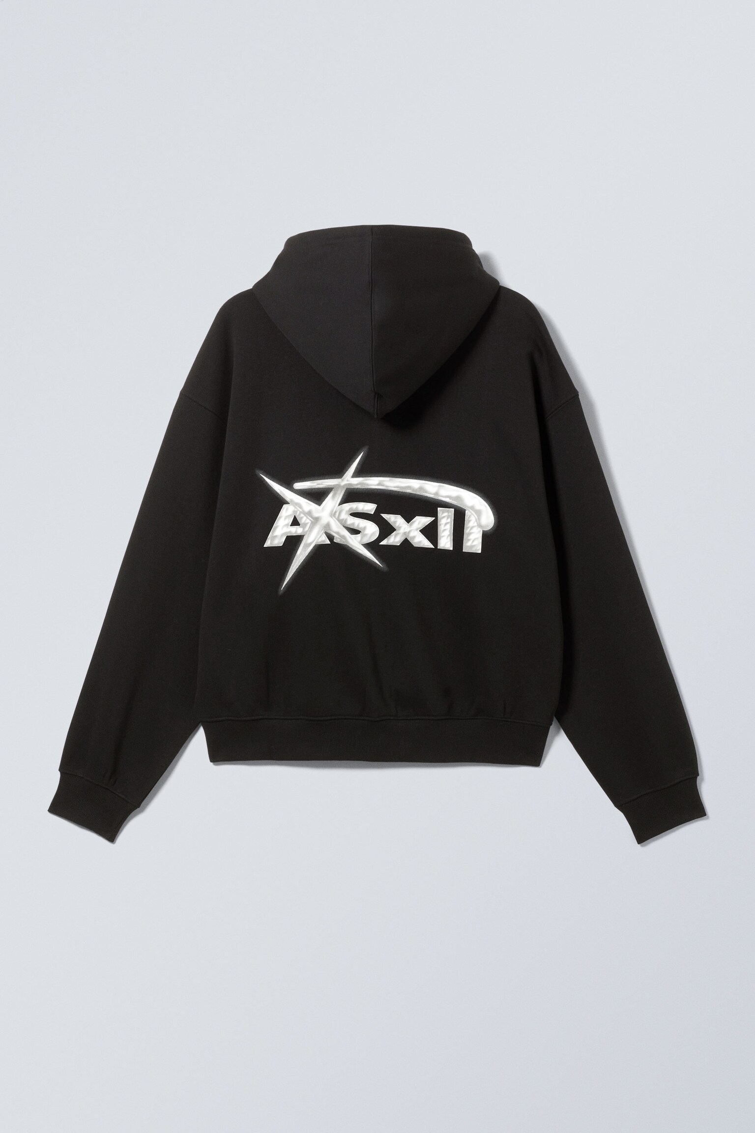 boxy graphic zip hoodie - Asxll | Weekday GB