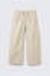 loose fit washed ripstop trousers - Light Beige | Weekday WW