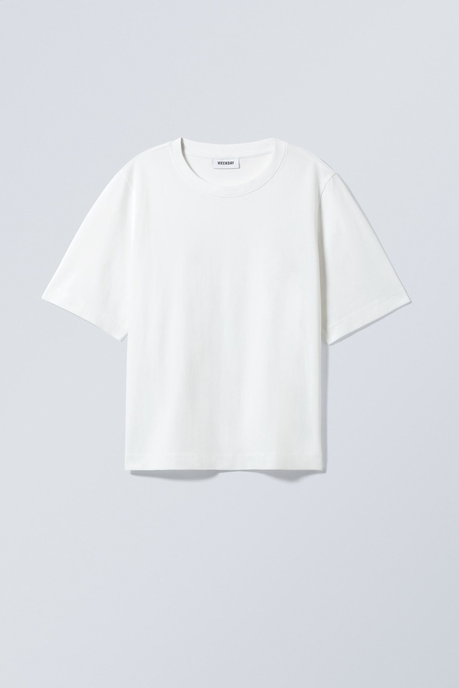 perfect boxy t-shirt - White | Weekday DK