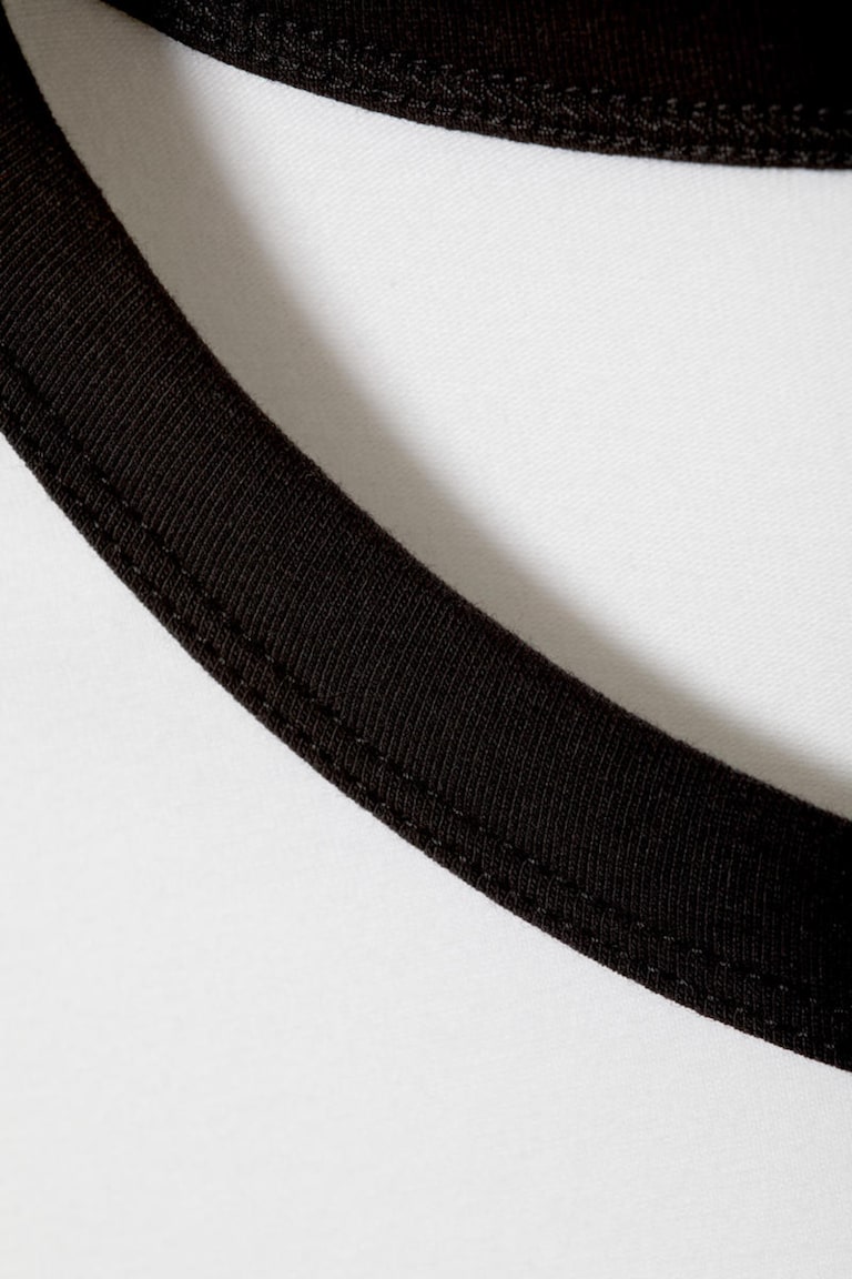 buck graphic ringer t-shirt - White - Destination Logo | Weekday GB