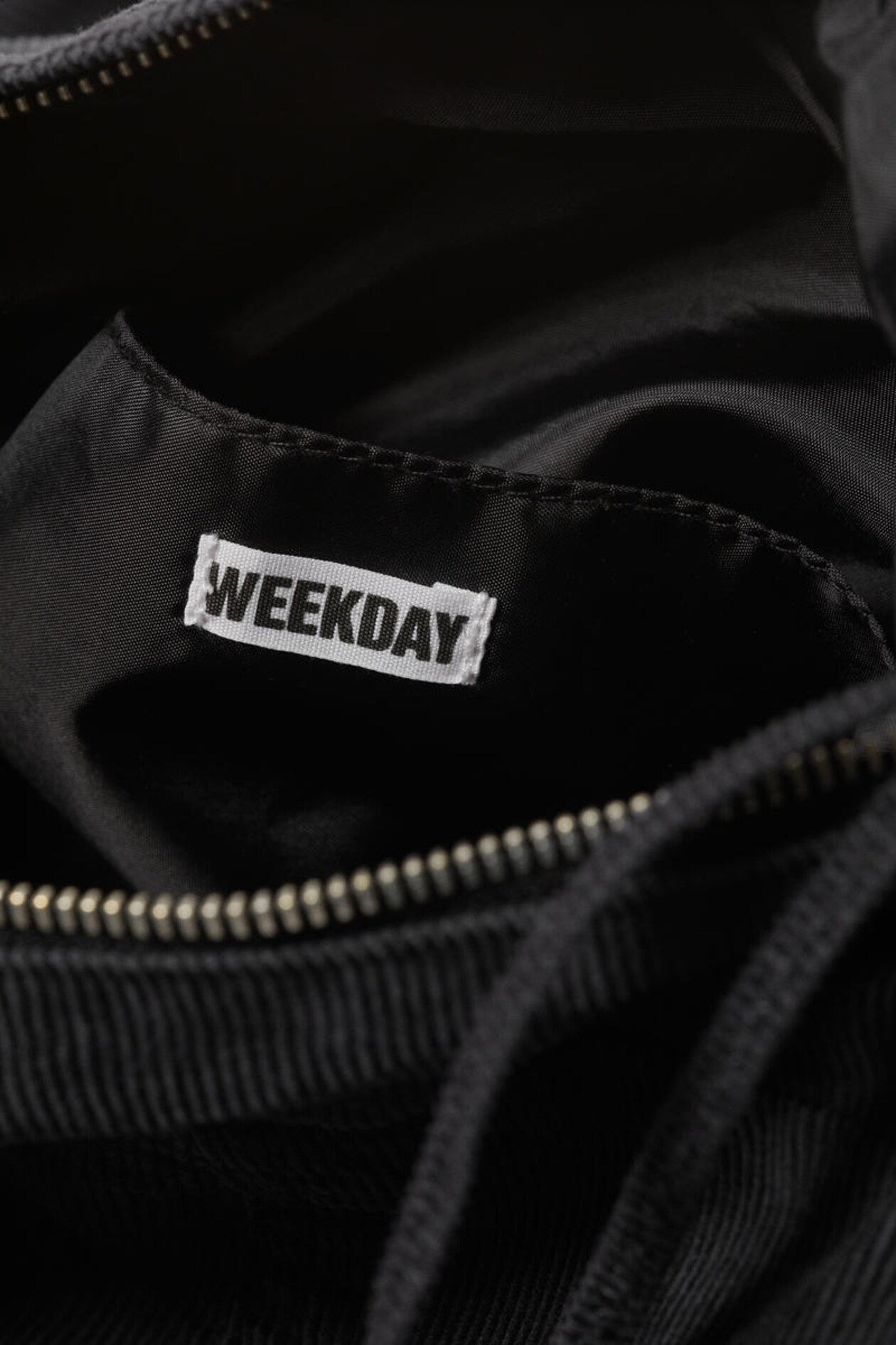 rectangular corduroy shoulder bag - Black | Weekday WW