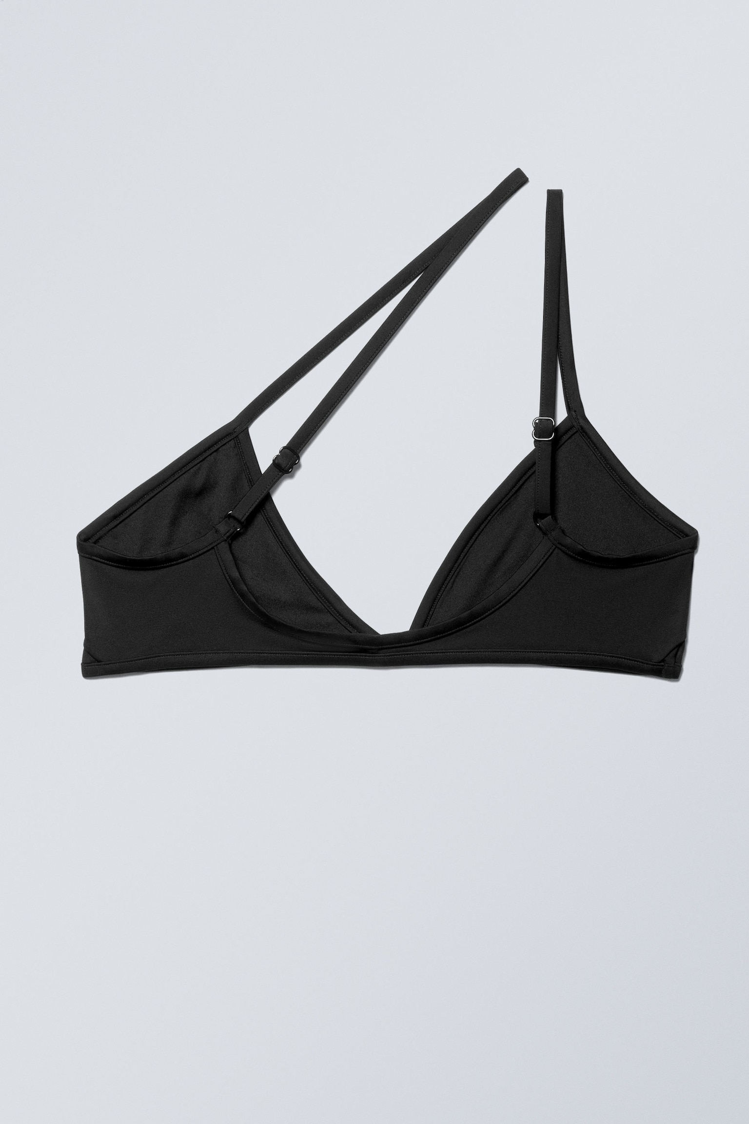 asymmetric pullover bikini top - Black | Weekday GB