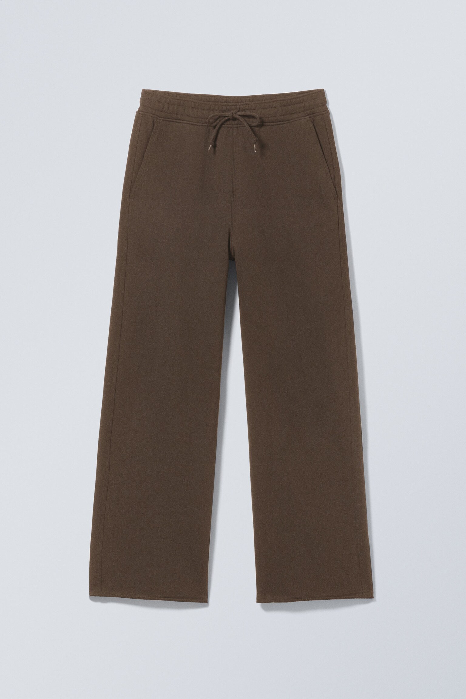 astro loose terry sweatpants - Dark Brown | Weekday WW