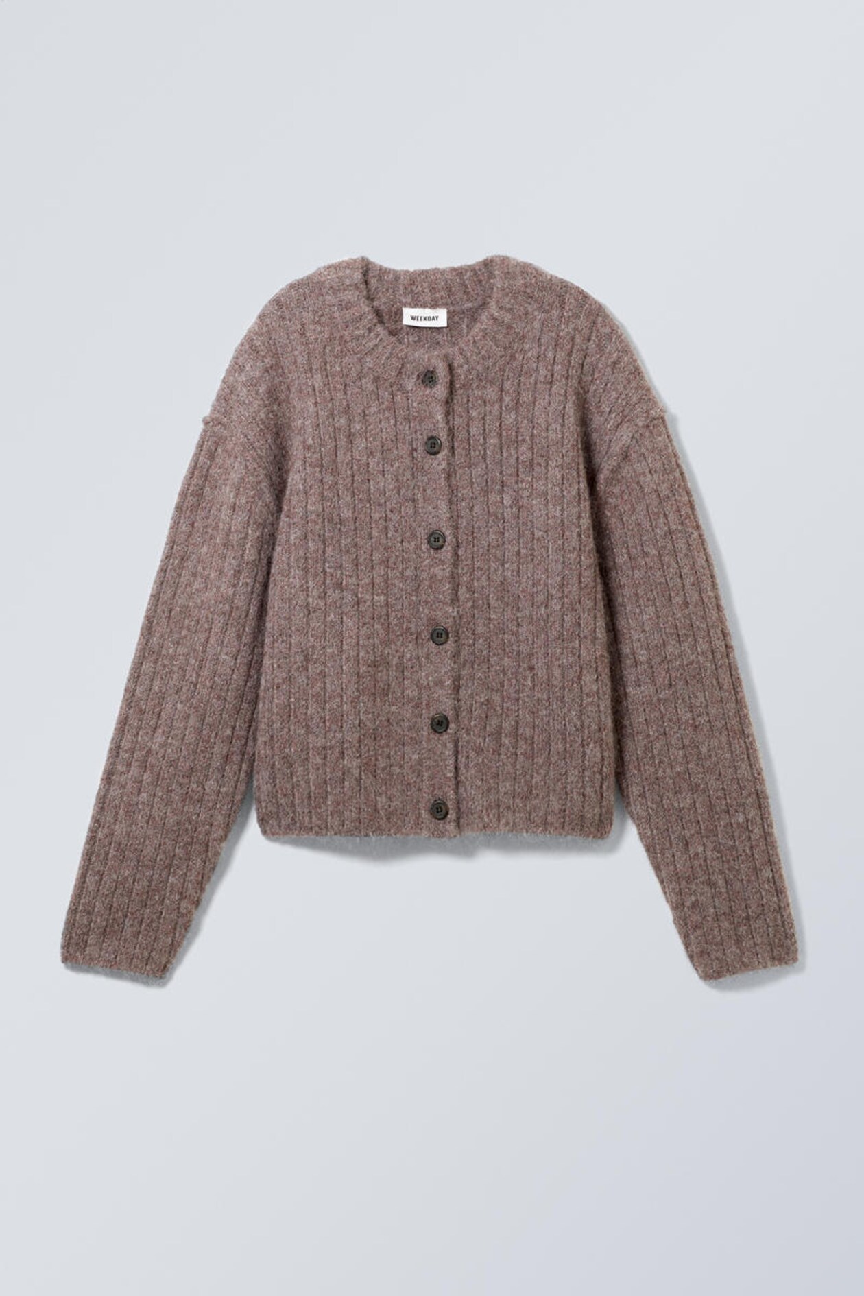 loose knitted cardigan - Dark Grey | Weekday WW