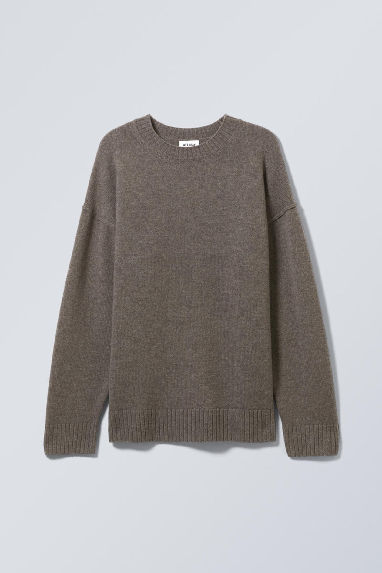 eloise oversized wool sweater - Dark Mole | Weekday GB