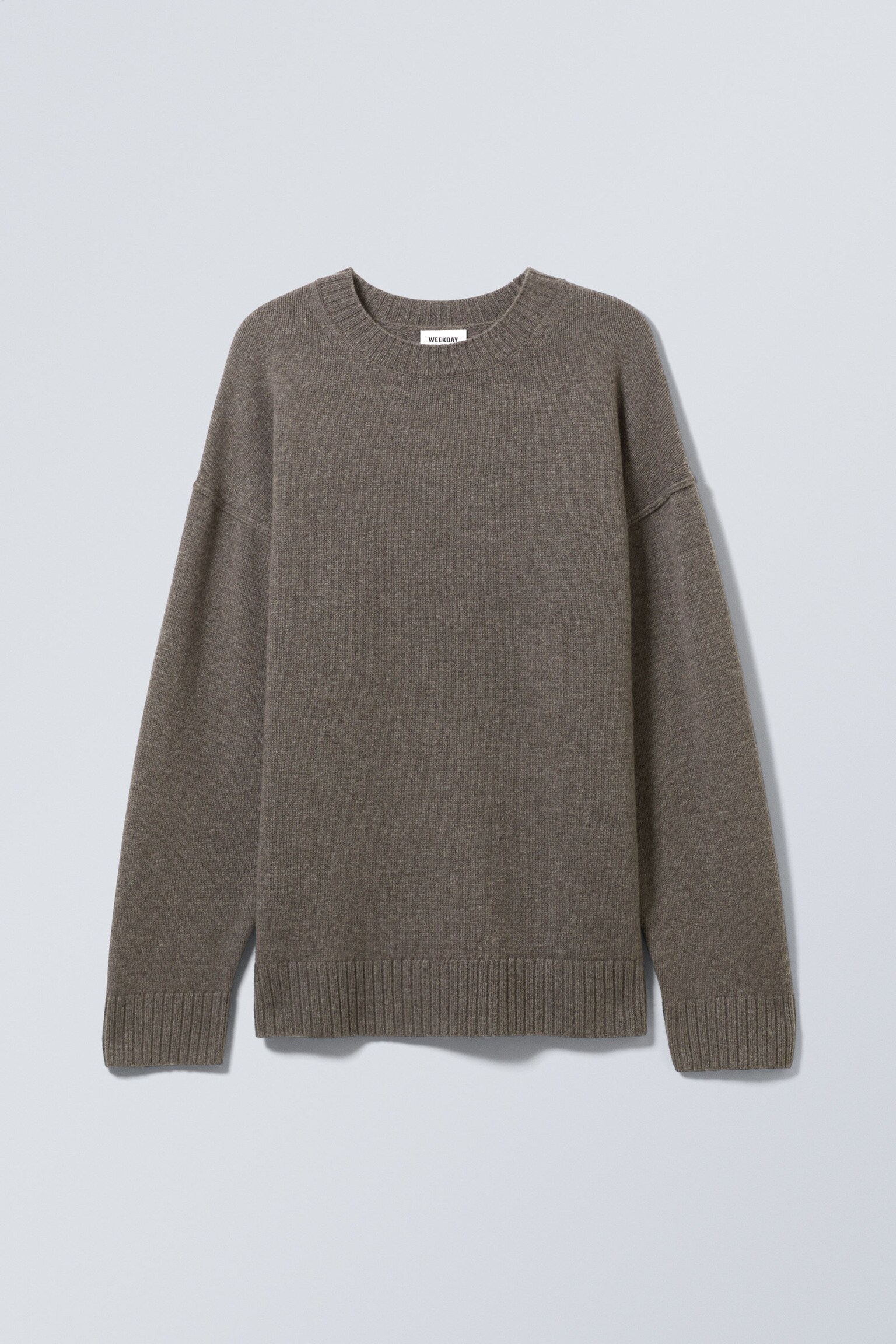 eloise oversized wool sweater - Dark Mole | Weekday GB