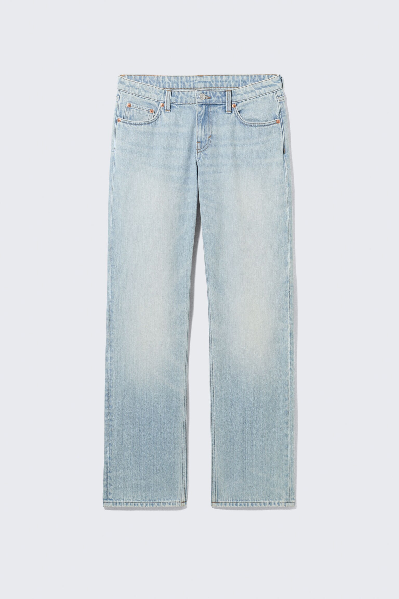 arrow low rise regular straight leg jeans - Aeon Blue - Light Blue ...
