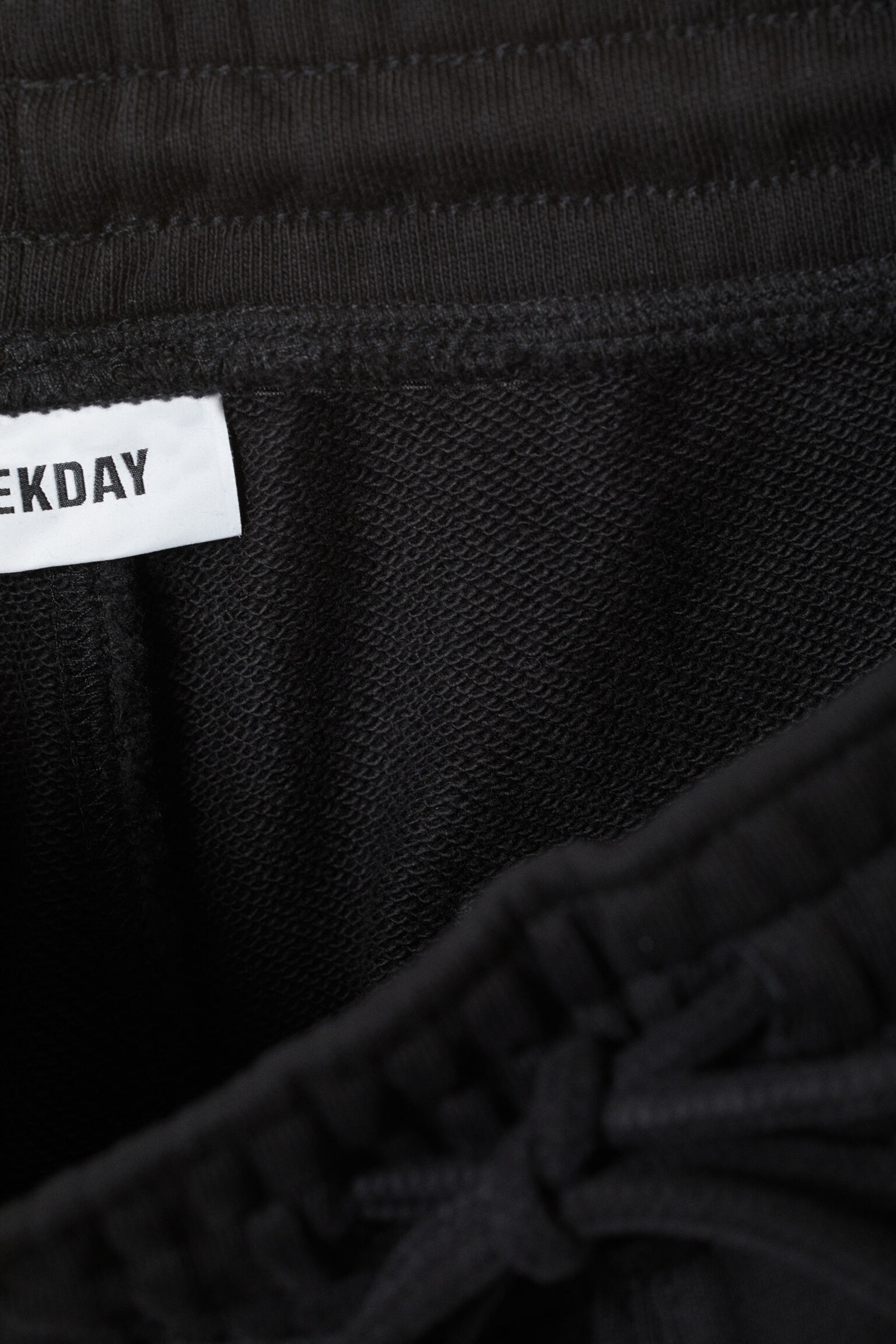 astro loose terry sweatpants - Black | Weekday GB