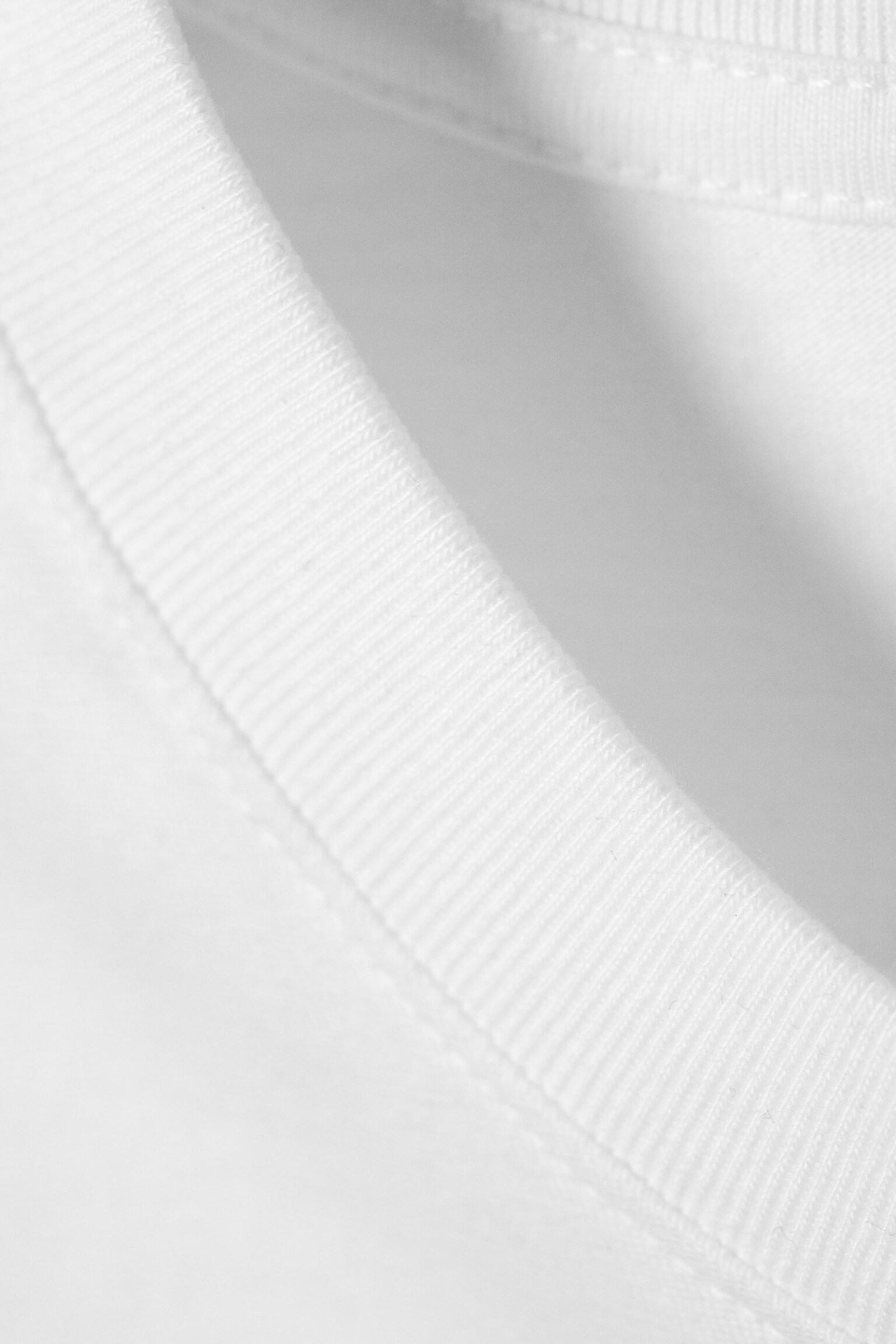 short boxy heavyweight t-shirt - White | Weekday GB