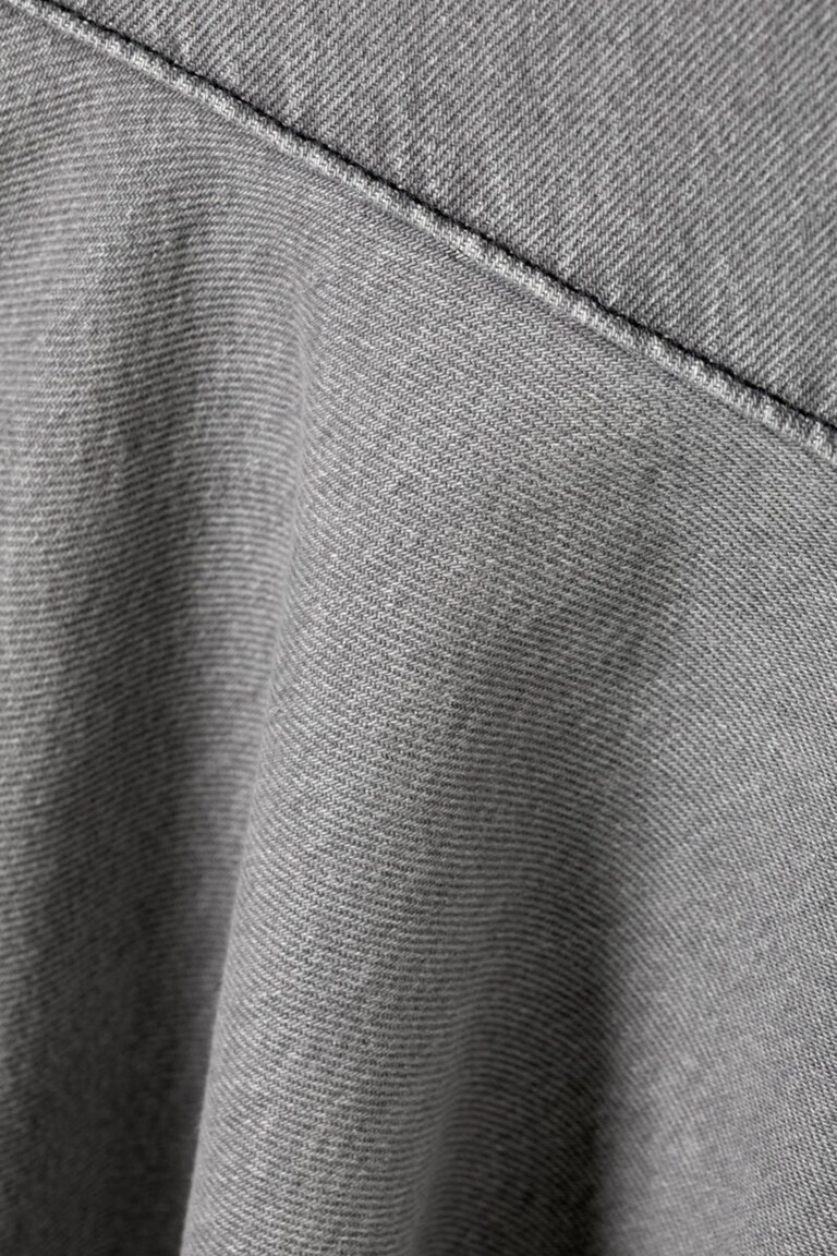 short asymmetric denim dress - Misty Grey | Weekday WW