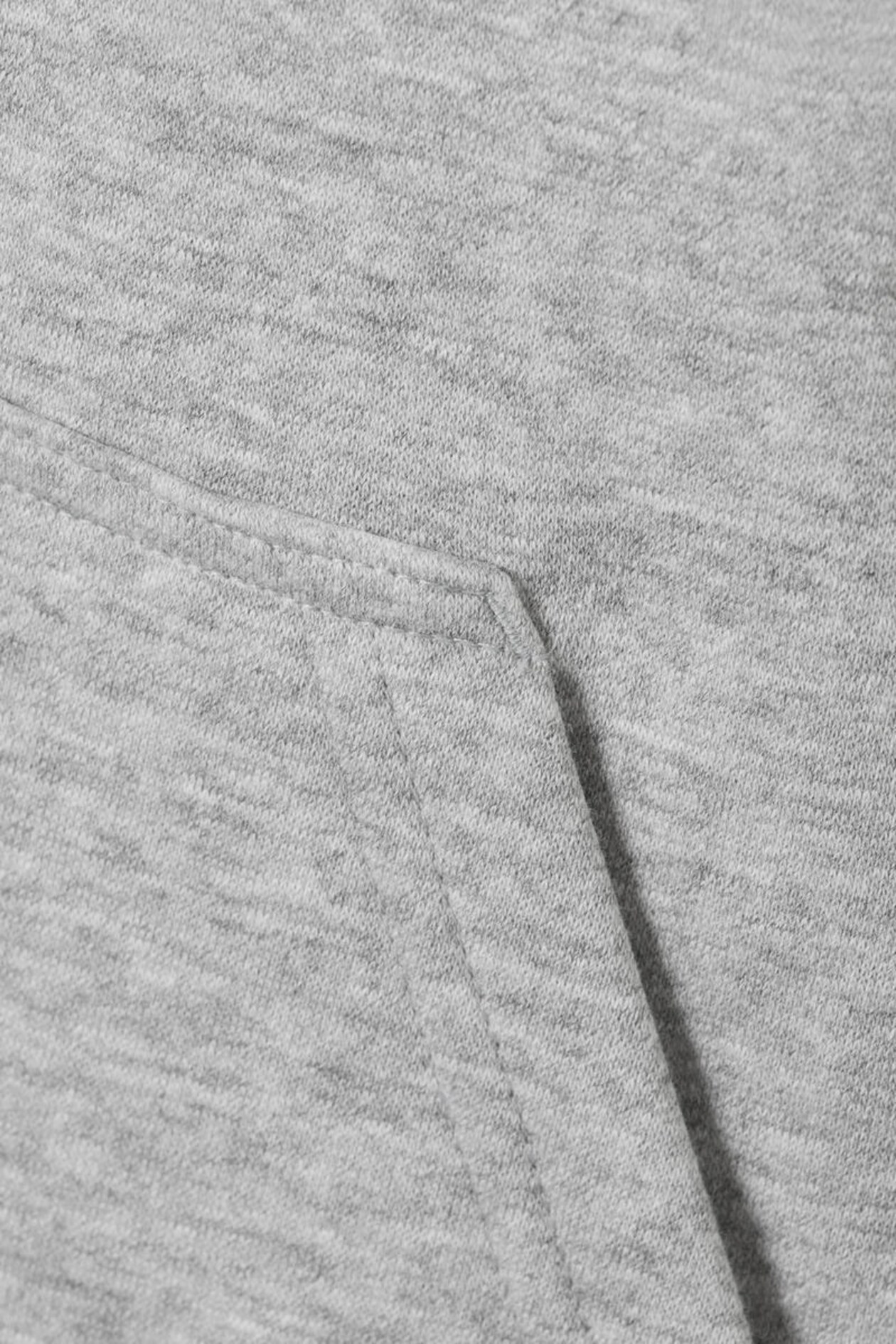 boxy midweight zip hoodie - Light Grey Melange | Weekday GB