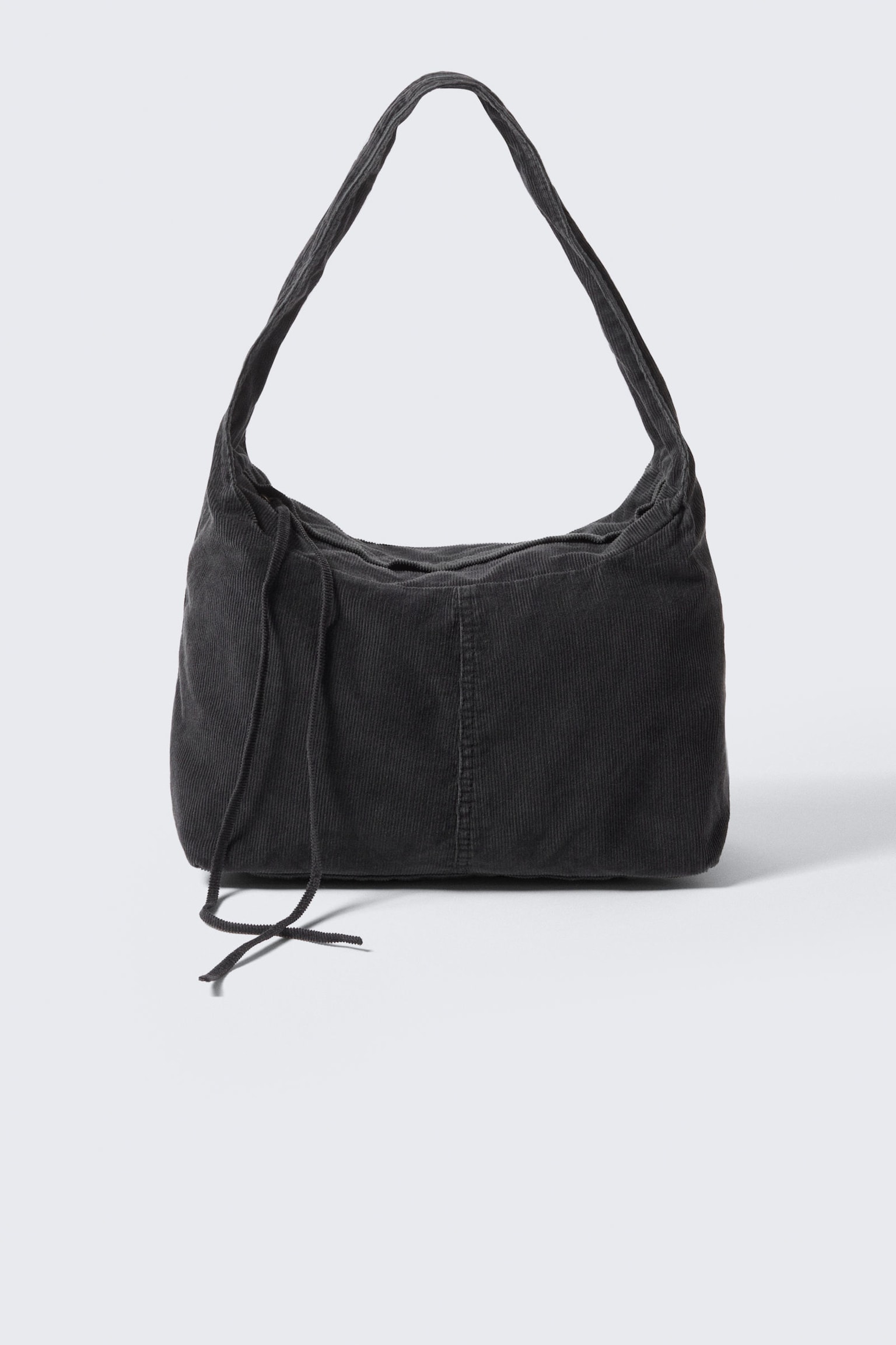 rectangular corduroy shoulder bag - Black | Weekday WW