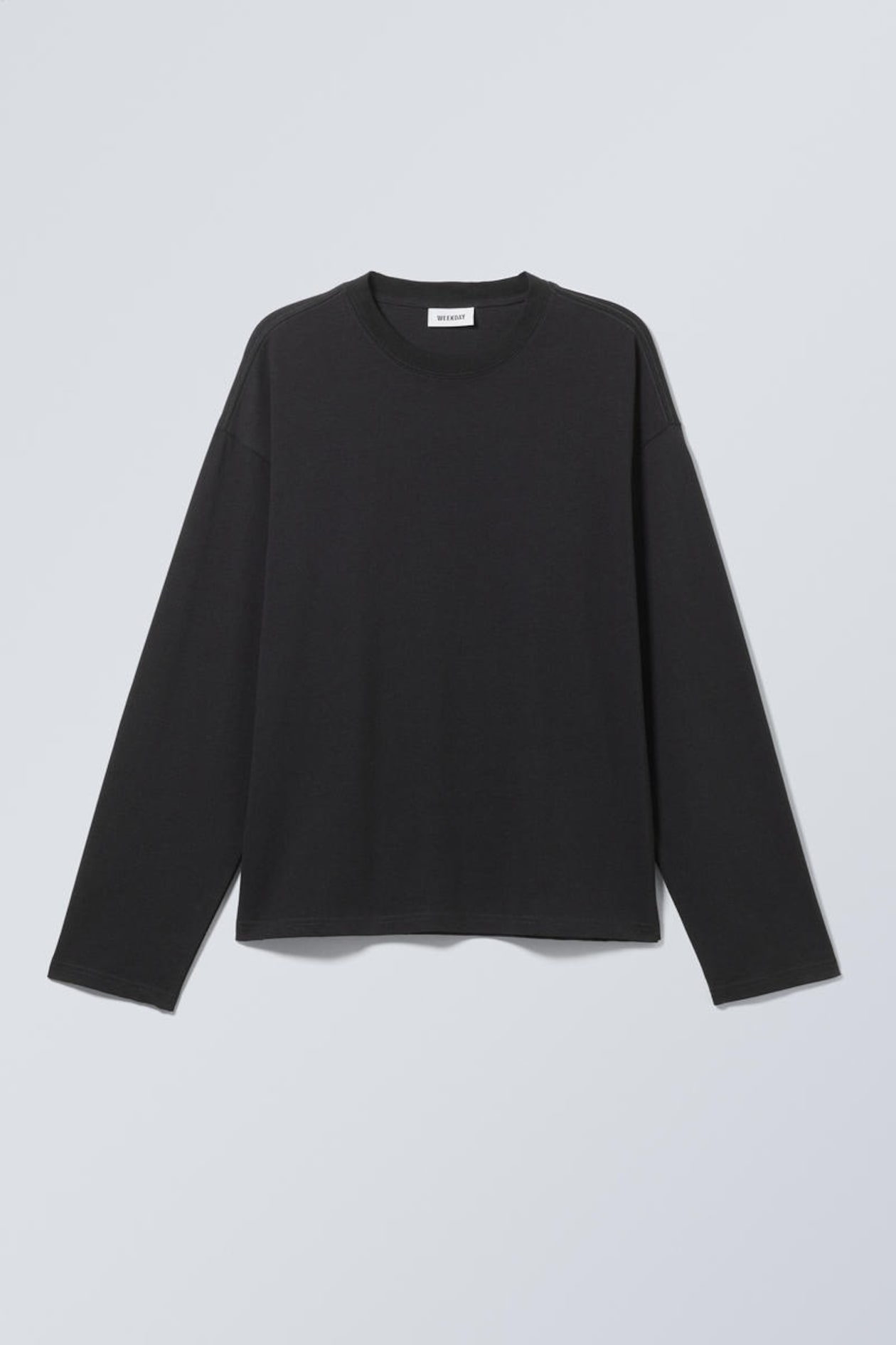 tolles longsleeve in boxy-passform - Schwarz | Weekday DE