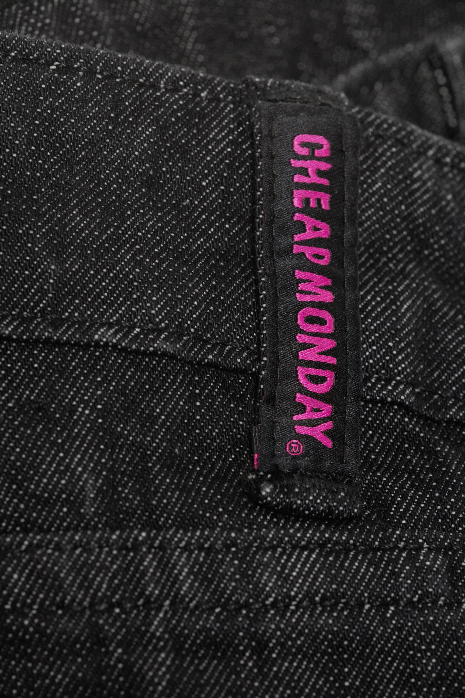 poser regular waist loose wide jeans - Extra Black Rinse | Cheap Monday GB