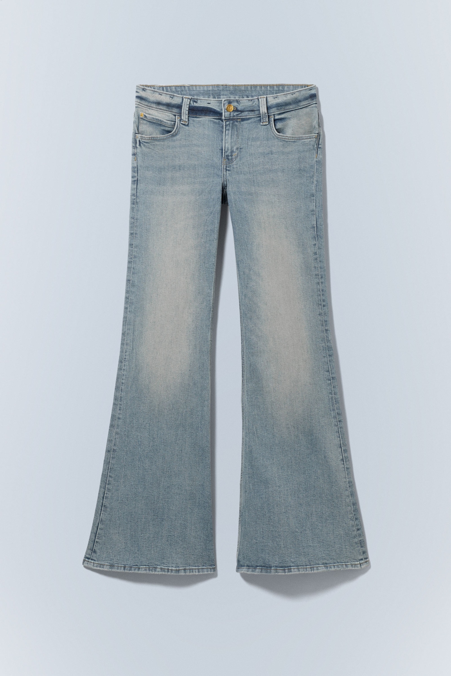 flare low waist flared skinny jeans - Grime Blue | Cheap Monday WW