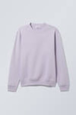 standard midweight sweatshirt - Light Dusty Purple | Weekday GB